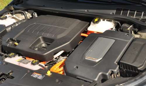 The engine bay of the 2011 Chevrolet Volt | Torque News